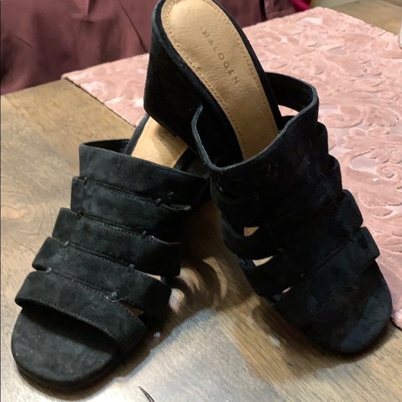 Halogen | Shoes | Brand Pair Of Black Suede Halogen Slip On | Poshmark